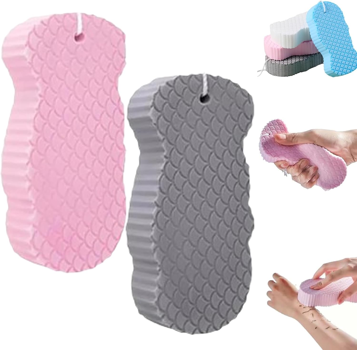 Stationaryi Magic Exfoliating Bath Sponge, Magic Exfoliating Bath ...