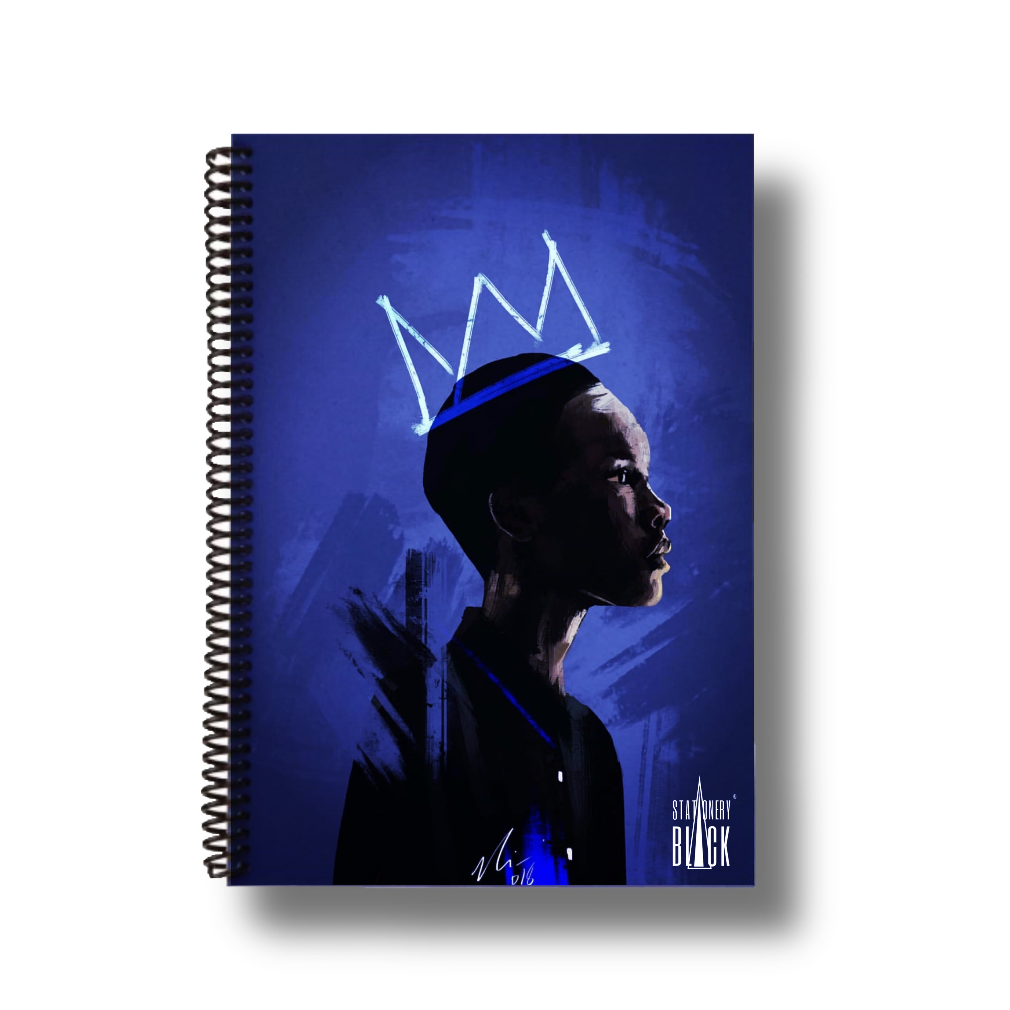 Stationery Black Notebook #9 , Soft Touch Cover, 7 x 9, 120 sheets ...