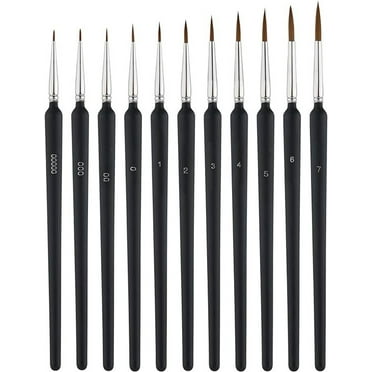 Nicpro 15 Pcs Micro Detail Paint Brush Set, Small Professional ...