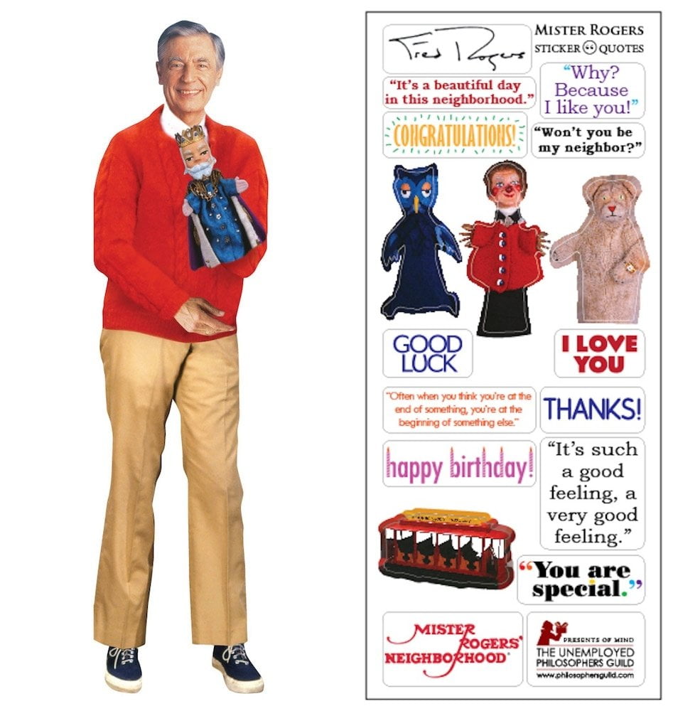 Stationery - Mister Rogers - Card and Sticker Sheet New 3885 - Walmart.com