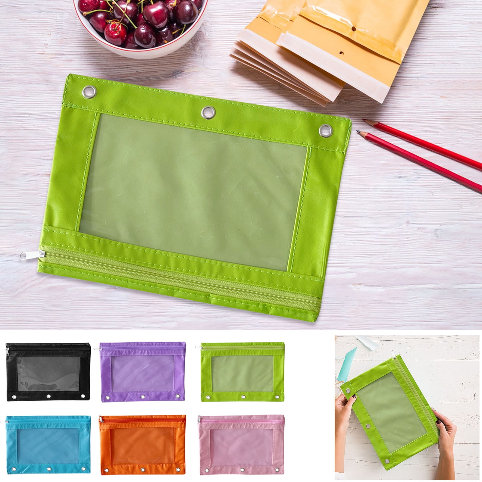 Stationery Organizer Bag | Multi-Compartment Toiletries Makeup Tool ...