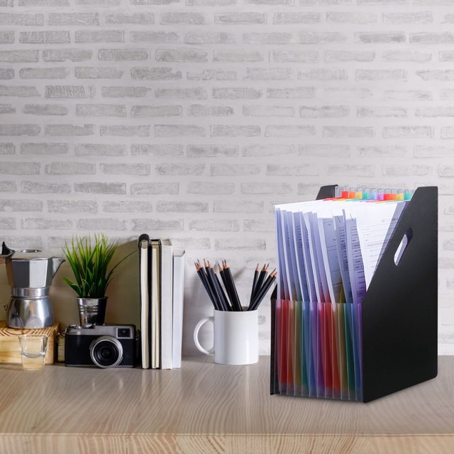 Stationery Paper And Envelopes Set Vintage 12 Pockets Expanding File ...