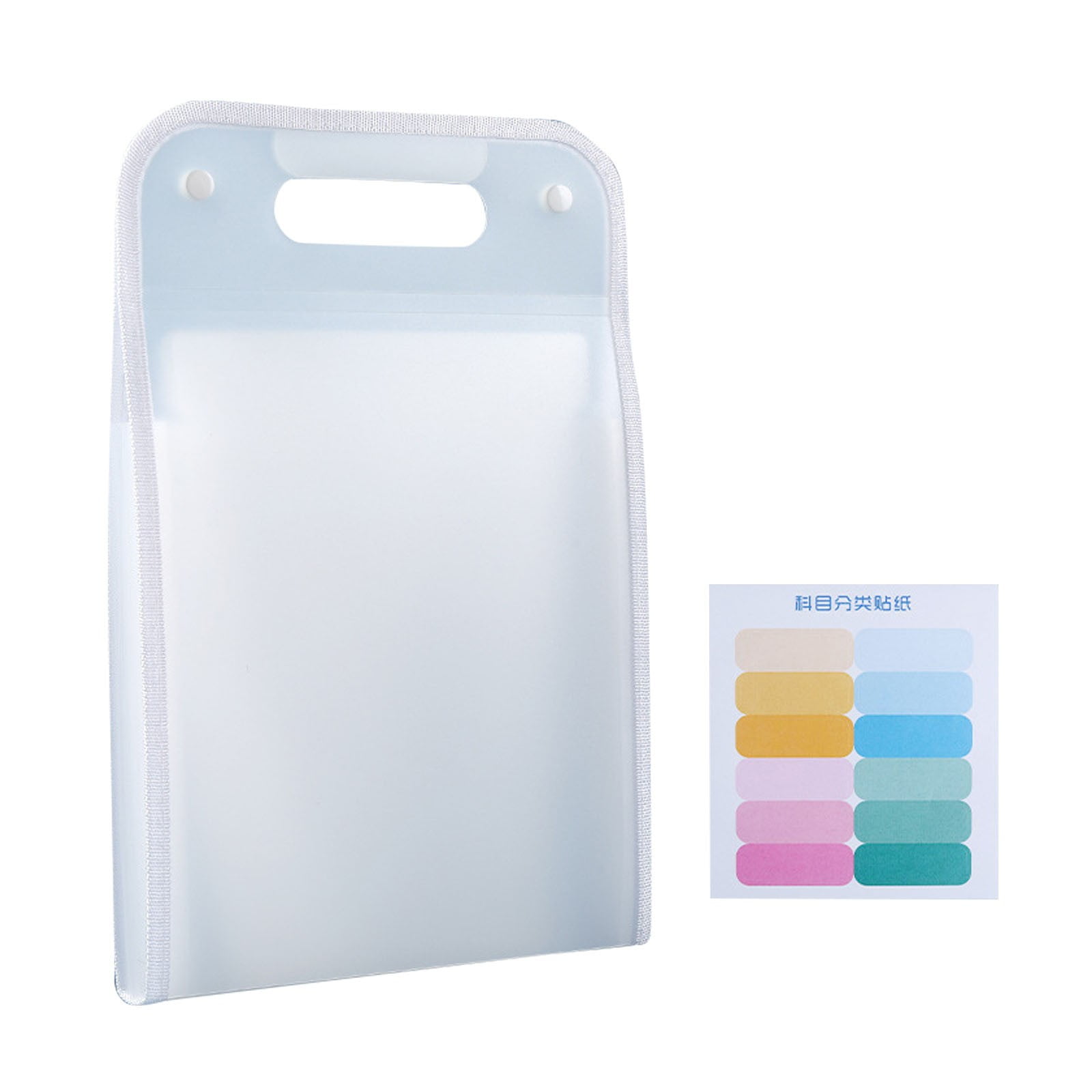 Stationery Pens Cute Extended Folder Portable Bag 13 Cells A4 Portable ...