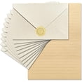 - Stationery Set Design with 24 Writing Sheets, 12 Envelopes (4x6) & 12 ...