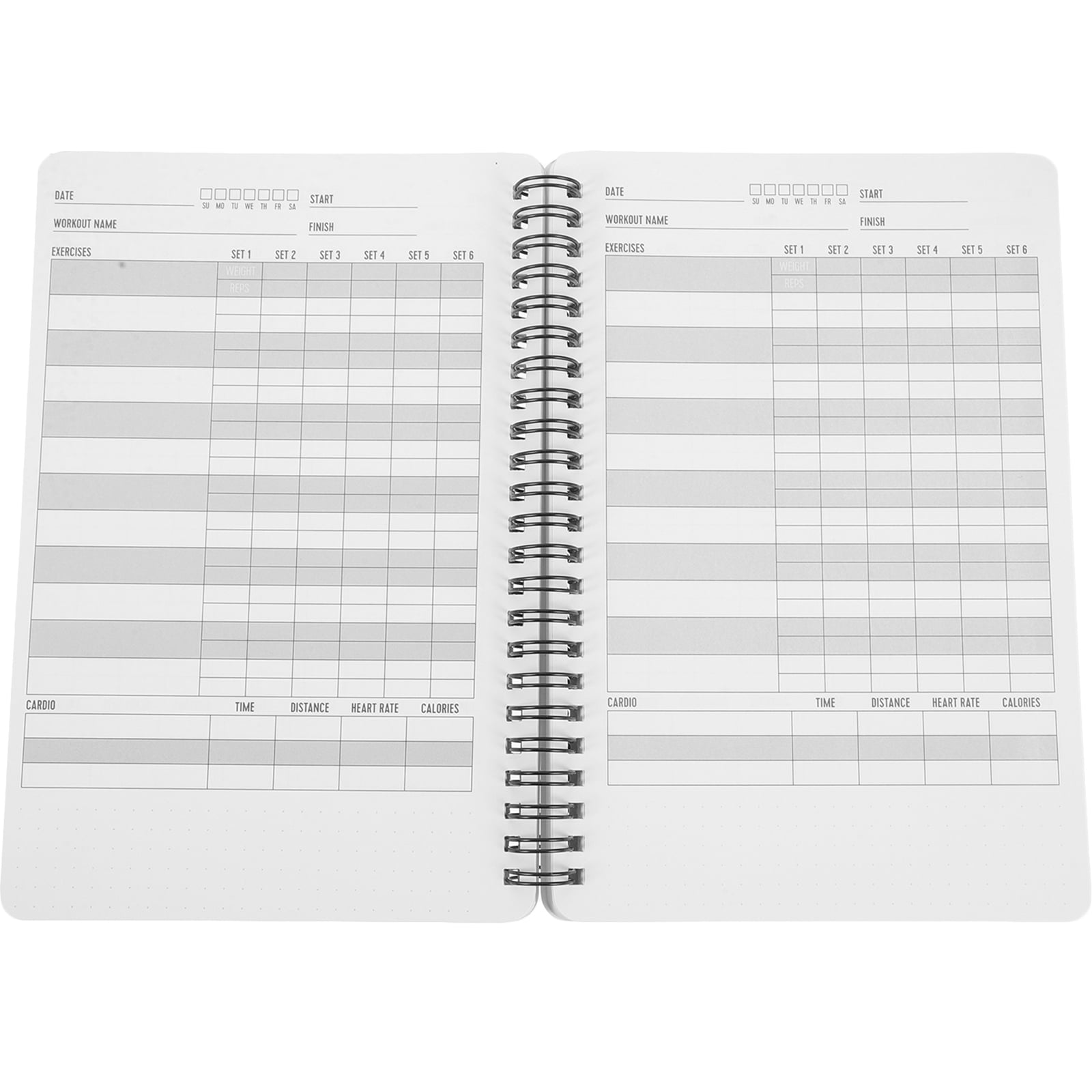 HOMEMAXS 1Pcs Fitness Journal for Gym Essentials Exercise Notebook ...