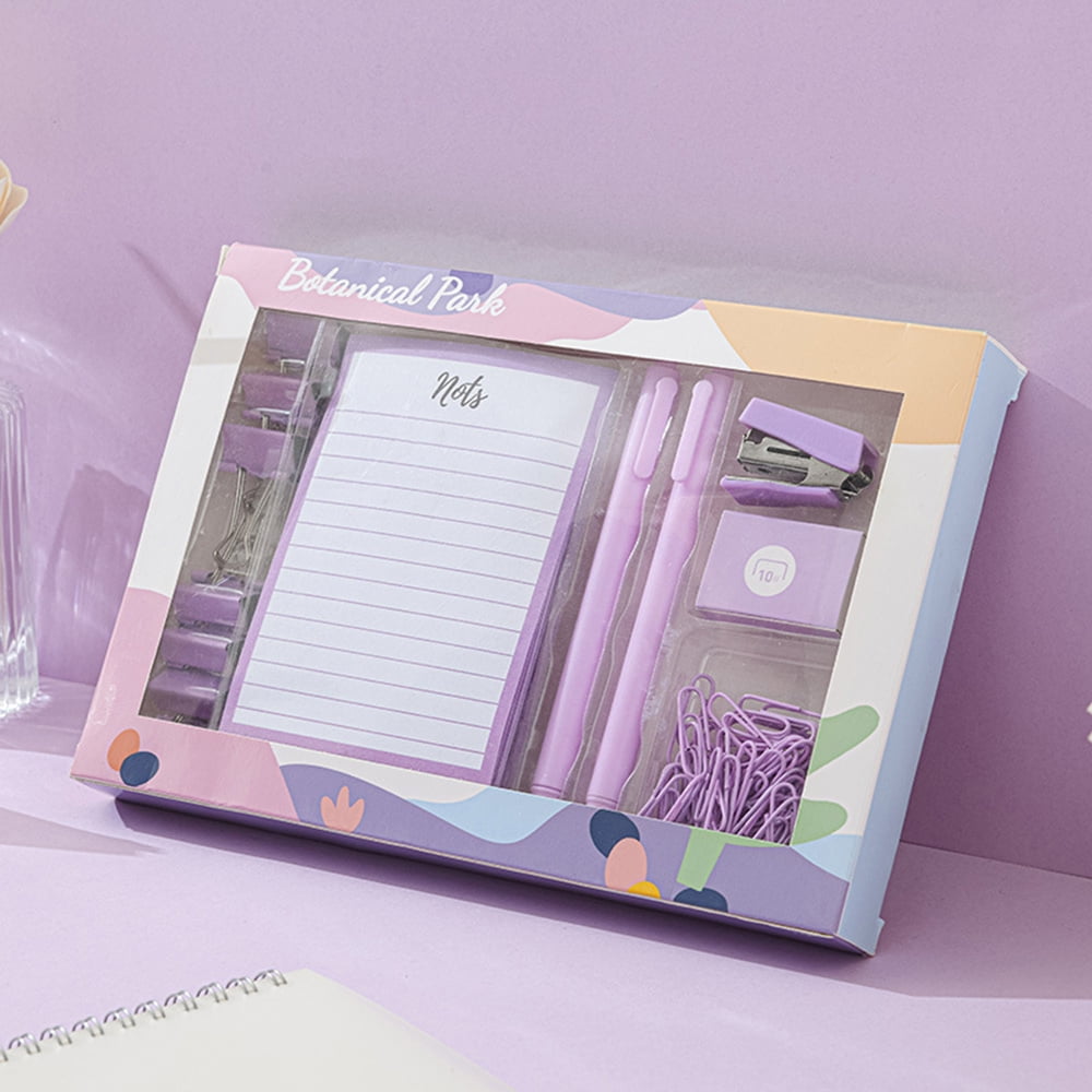 Stationery set,Tail Paper Clamp Pens Stapler With Coworkers Birthday ...