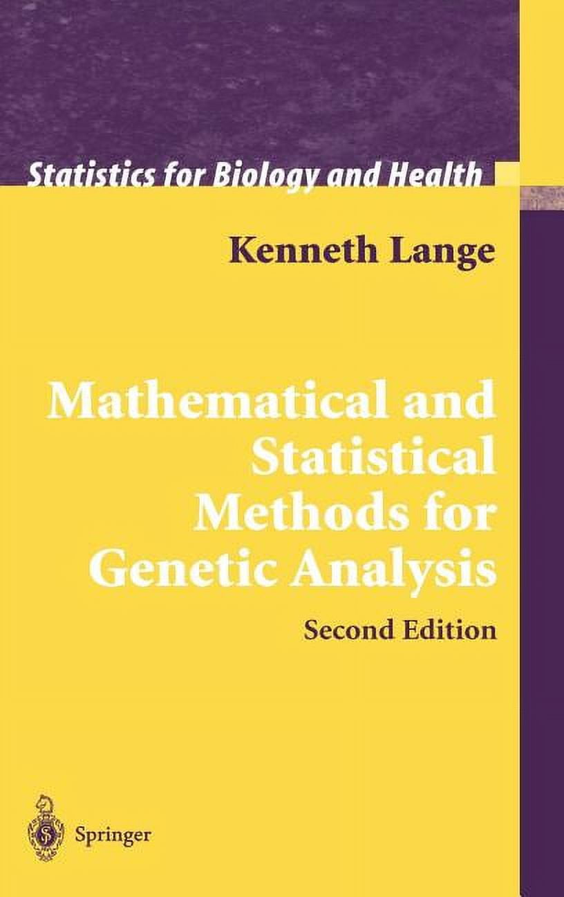 Statistics for Biology and Health Mathematical and Statistical Methods ...