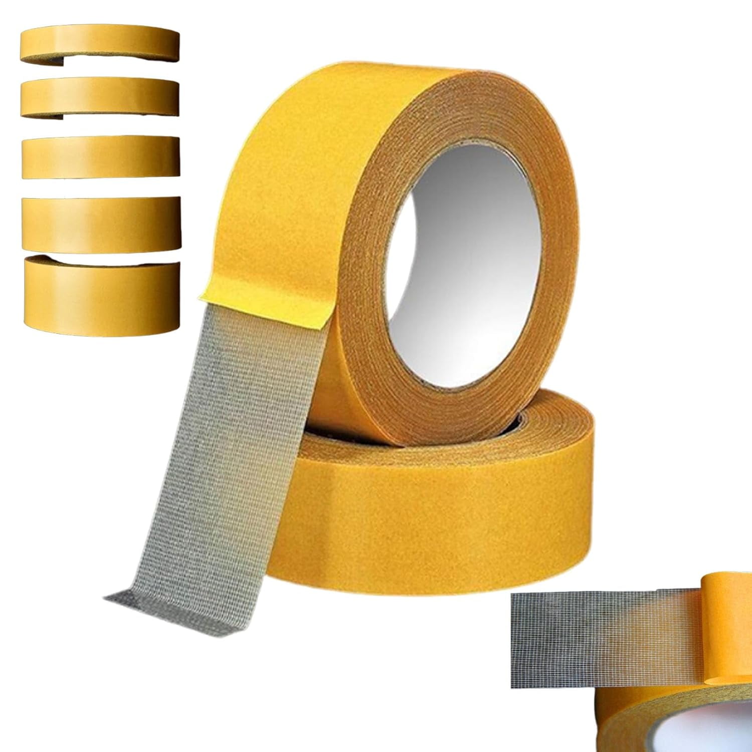 Statisticsing Tape, Double Sided Duct Tape Mesh, High Adhesive Strength ...