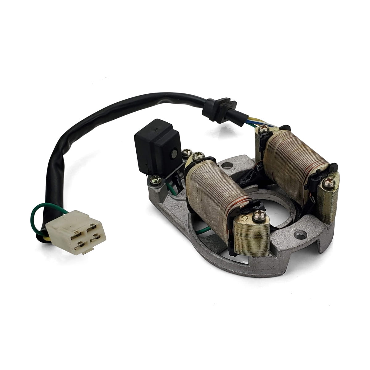 Stator - 50 to 110cc (33mm Center Hole, Male Plug w/4 wires) - ATV ...