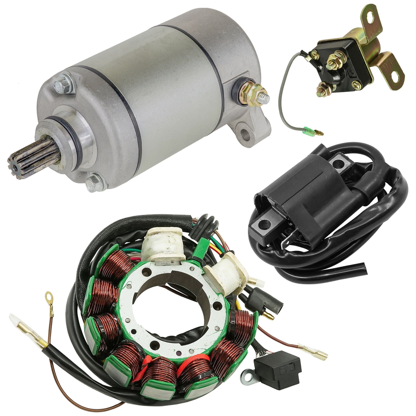 Stator For Polaris Big Boss 500 6X6 Starter Solenoid Ignition Coil 1998 ...