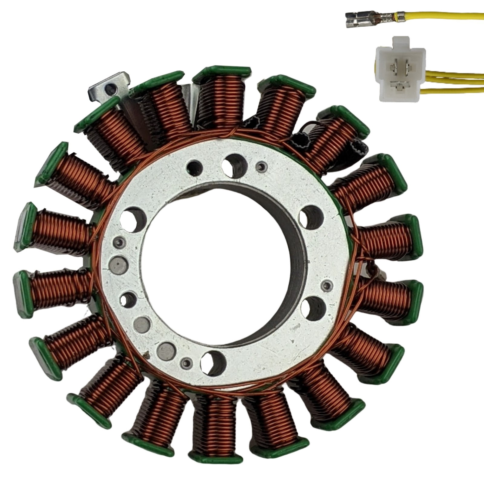 Stator Magneto - 18 Coil - 3 - Wire for Water Cooled 250cc GY6-250 Fits ...