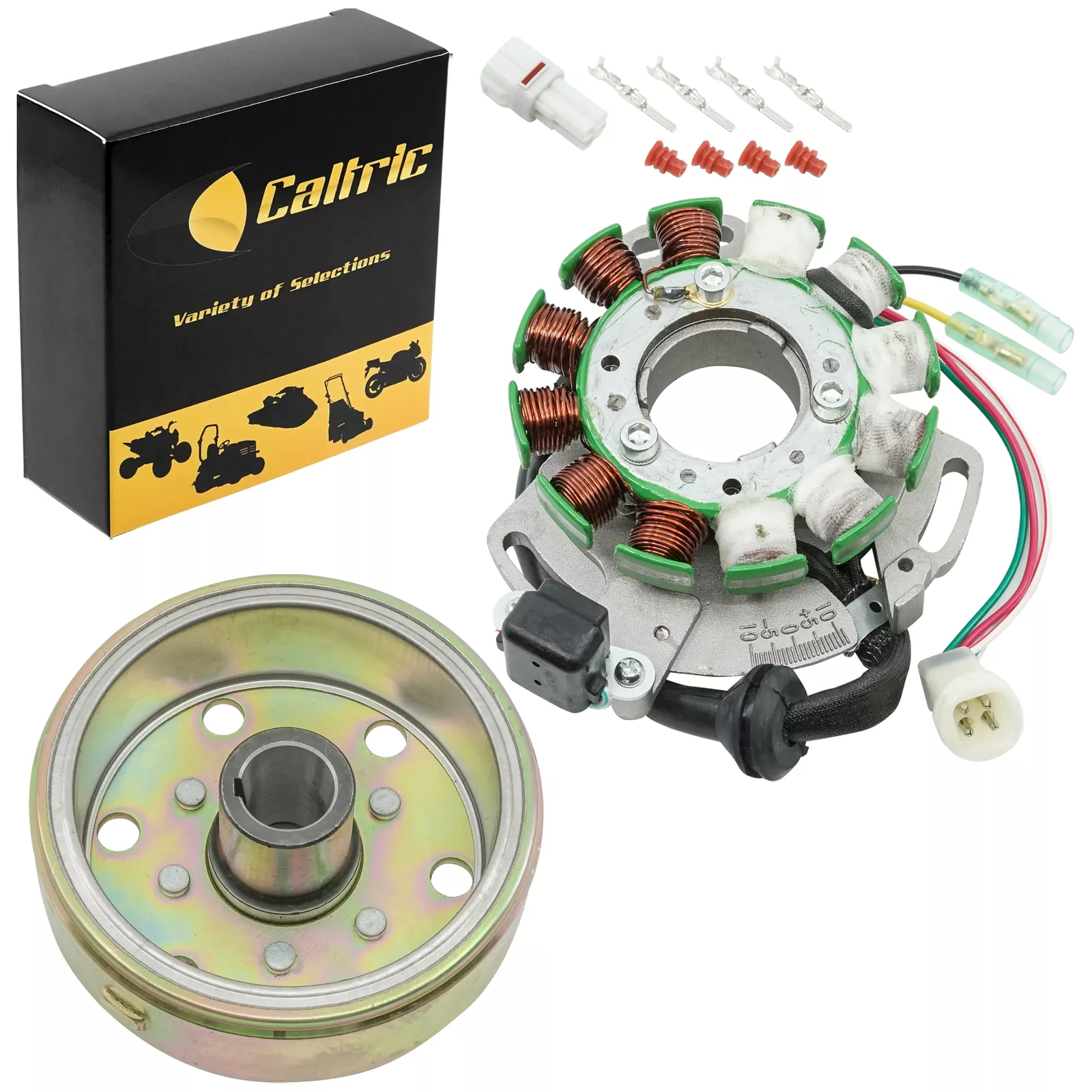 Stator Magneto & Flywheel Rotor for Yamaha Banshee 350 YFZ350 1987-1994 ...