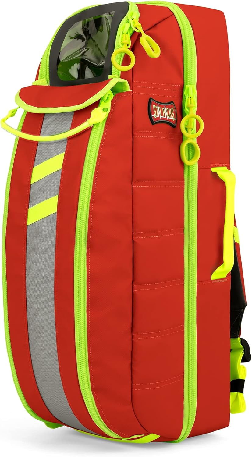 Statpacks Classic G3 Tidal Volume Red O2 Backpack, Regular and Jumbo D ...