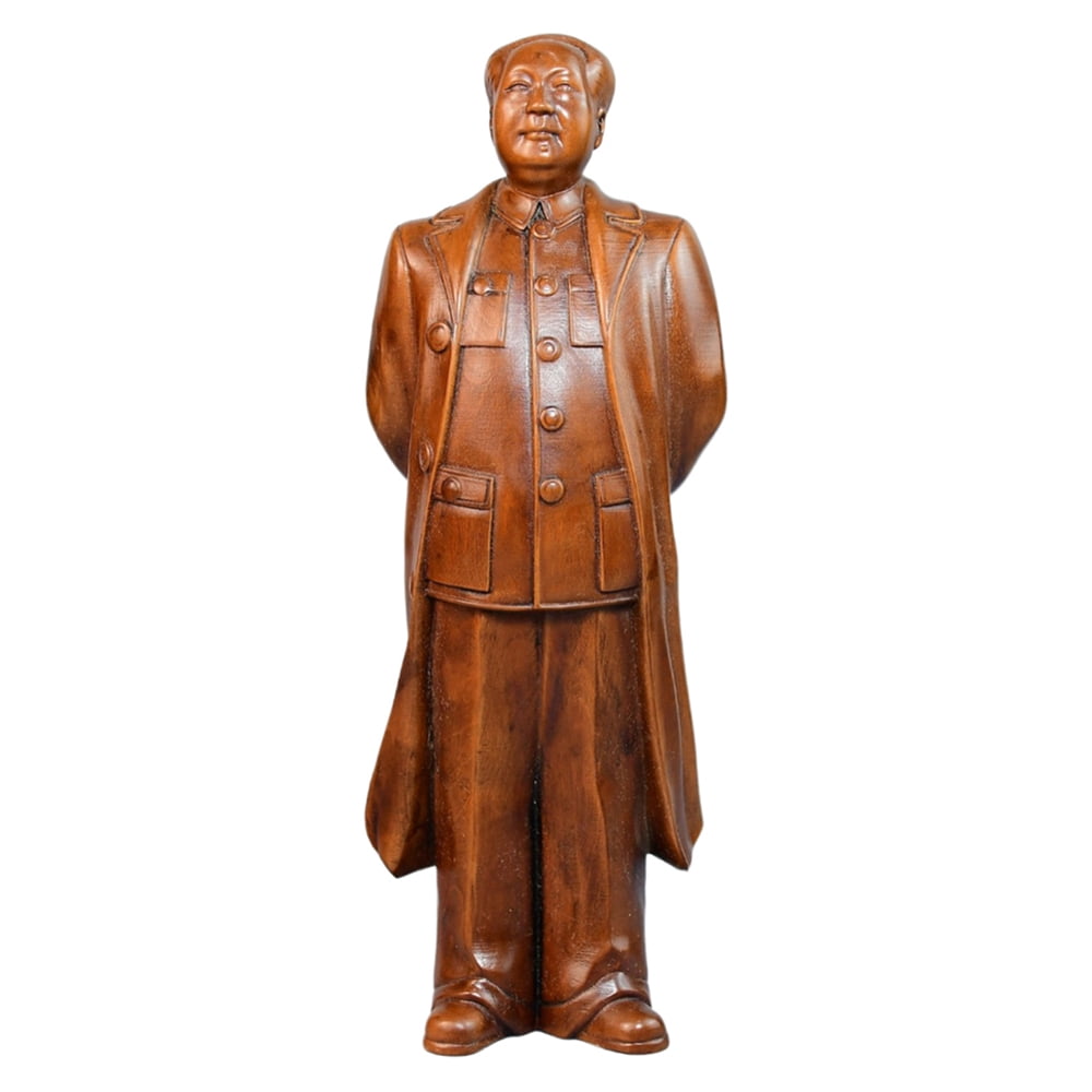 Statu Decor Carved Wooden Sculpture Figurine Statue Artisan Handcrafted ...