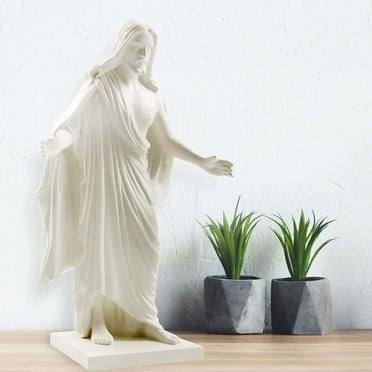 12" x 16" Gray Polystone Dancer Sculpture, by DecMode - Walmart.com