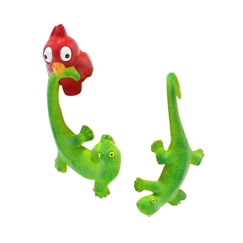 Statue Hanging Lizard, Pack Of 2 Climbing Lizard Flower Pot Hanger ...