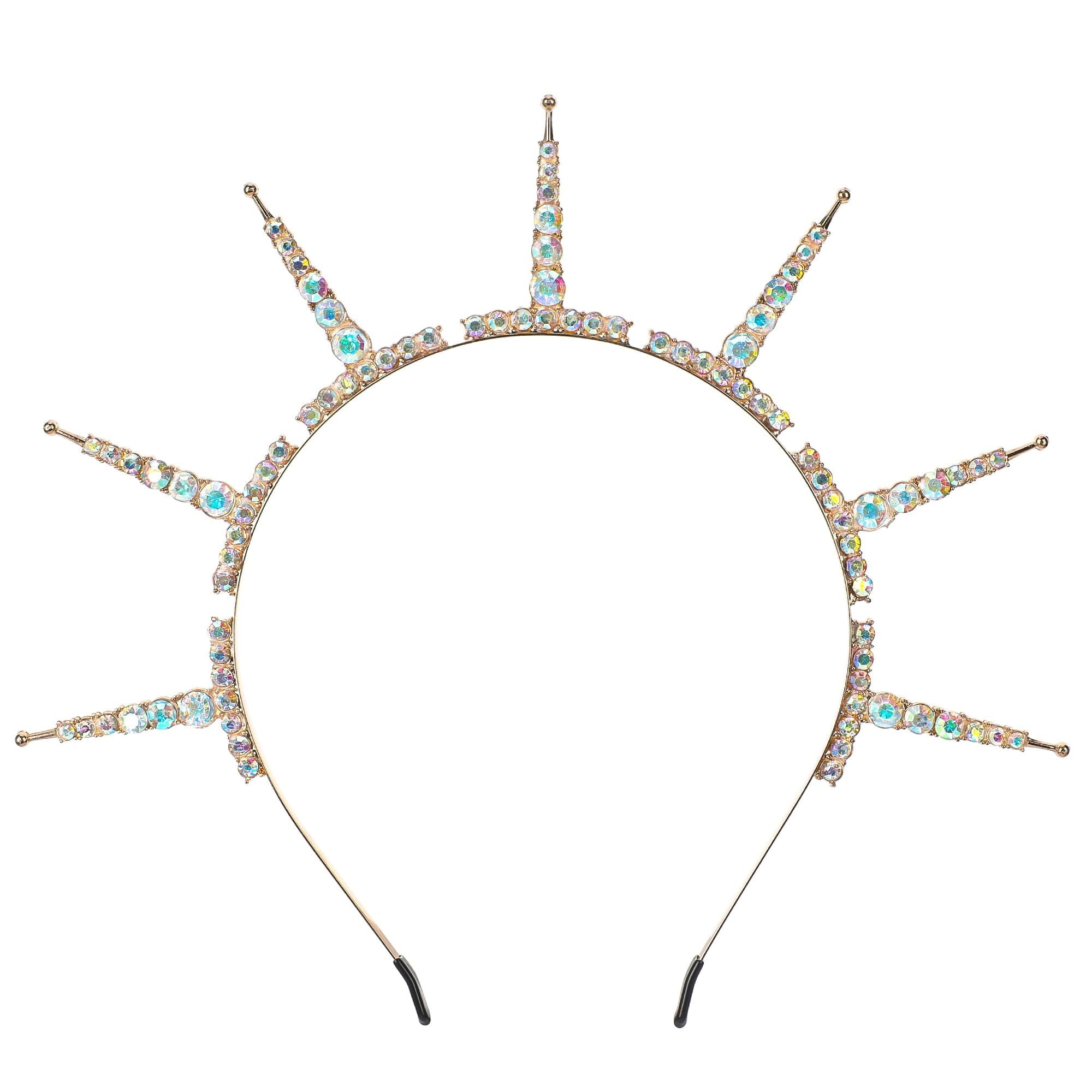 Statue of Liberty Halo Crown - Mini Sunburst Spiked Virgin Mary Greek ...