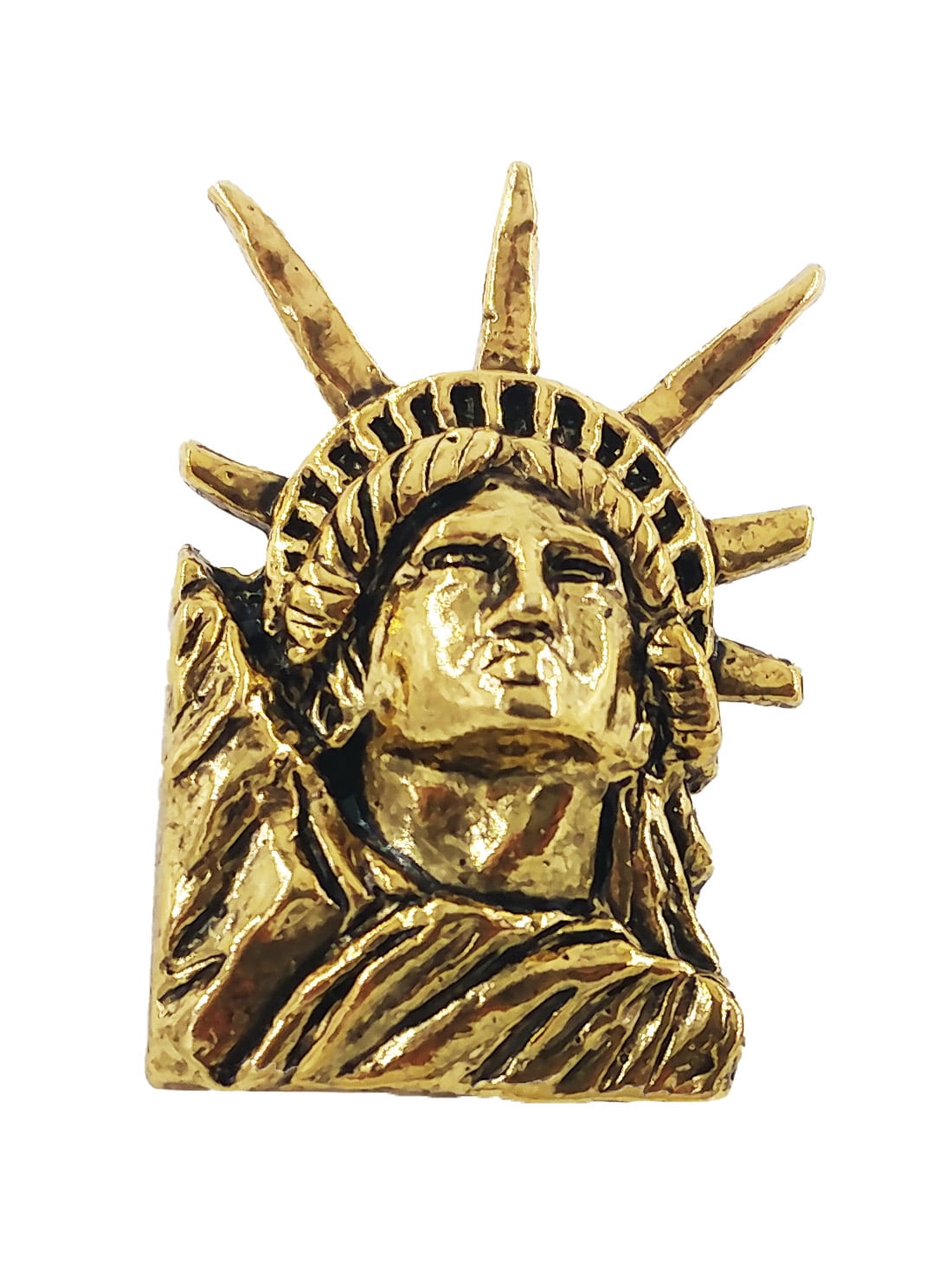 Statue of Liberty Pin, Lady Liberty, America, Gold Plated, Metal, Hat ...