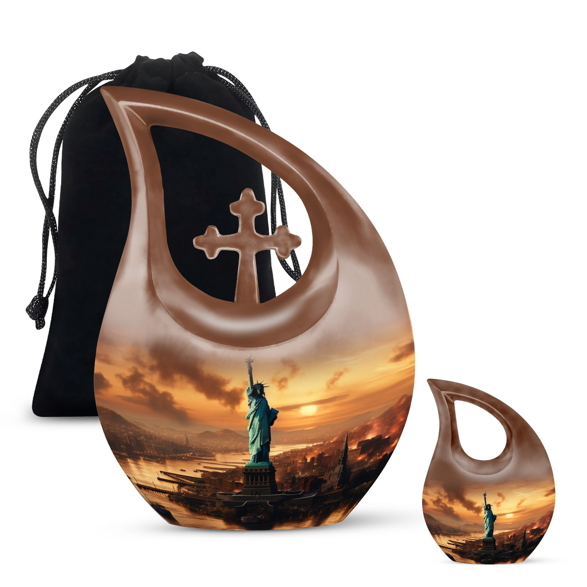 Statue Of Liberty Urn - Cremation Urn For Adults - Urns For Human Ashes ...