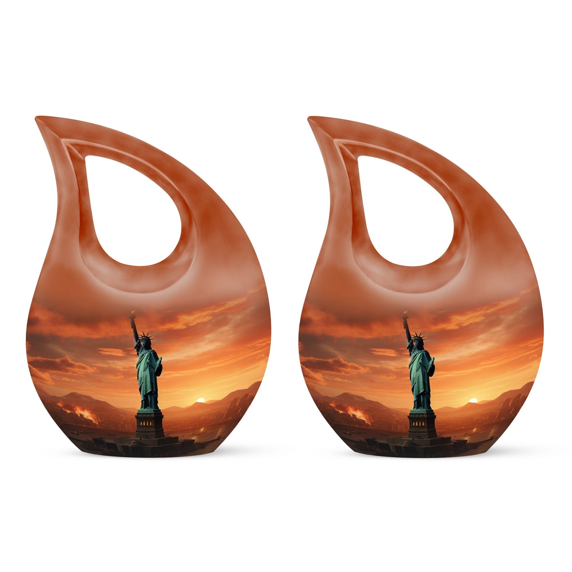 Statue of Liberty Urn - Keepsake Urn - Small Cremation Urns For Human ...