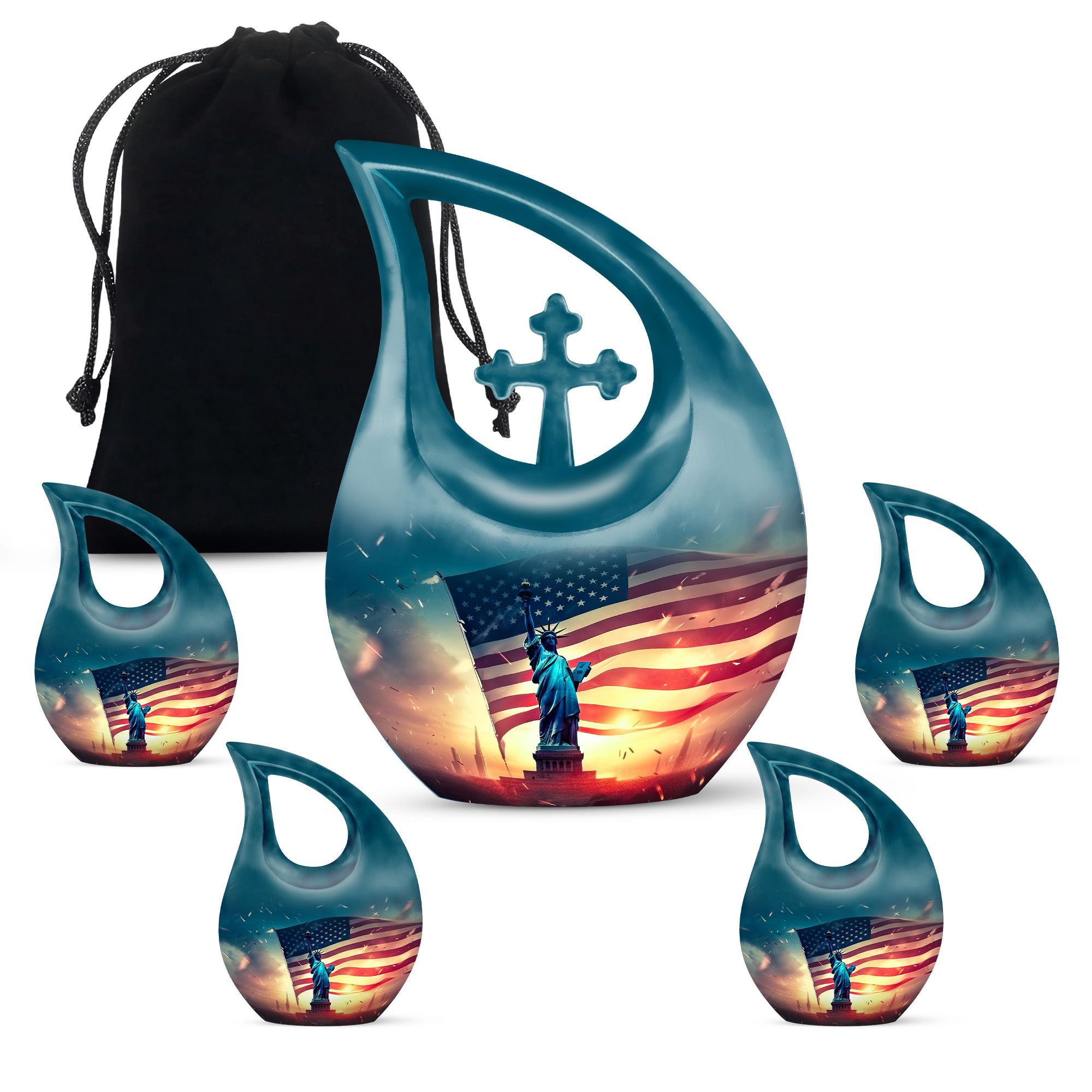 Statue Of Liberty Urn - Urns For Adult Male Small - Urns For Human ...