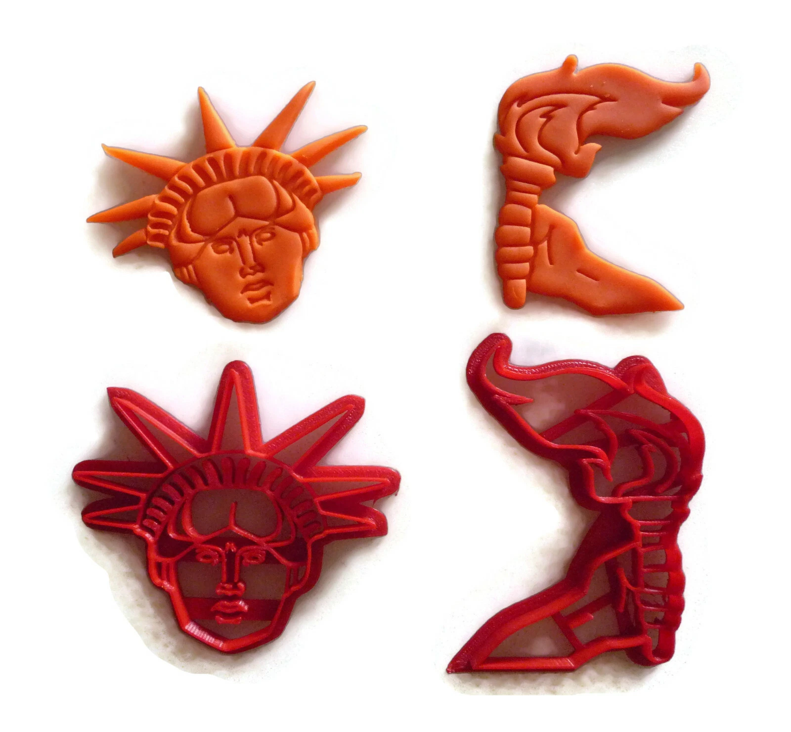 Statue Of Liberty Face And Torch Cookie Cutter Set - Walmart.com
