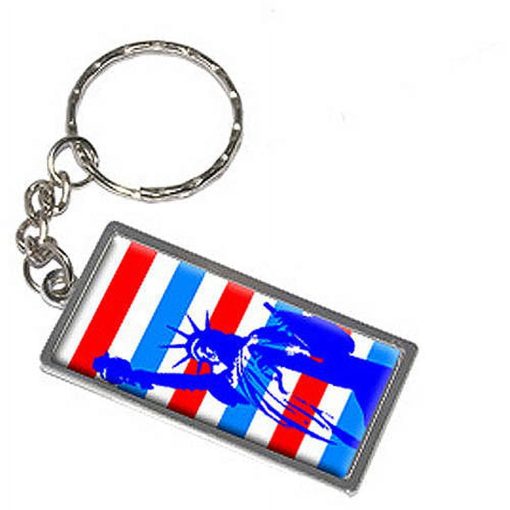 Statue Of Liberty Usa Keychain Key Chain Ring - Walmart.com