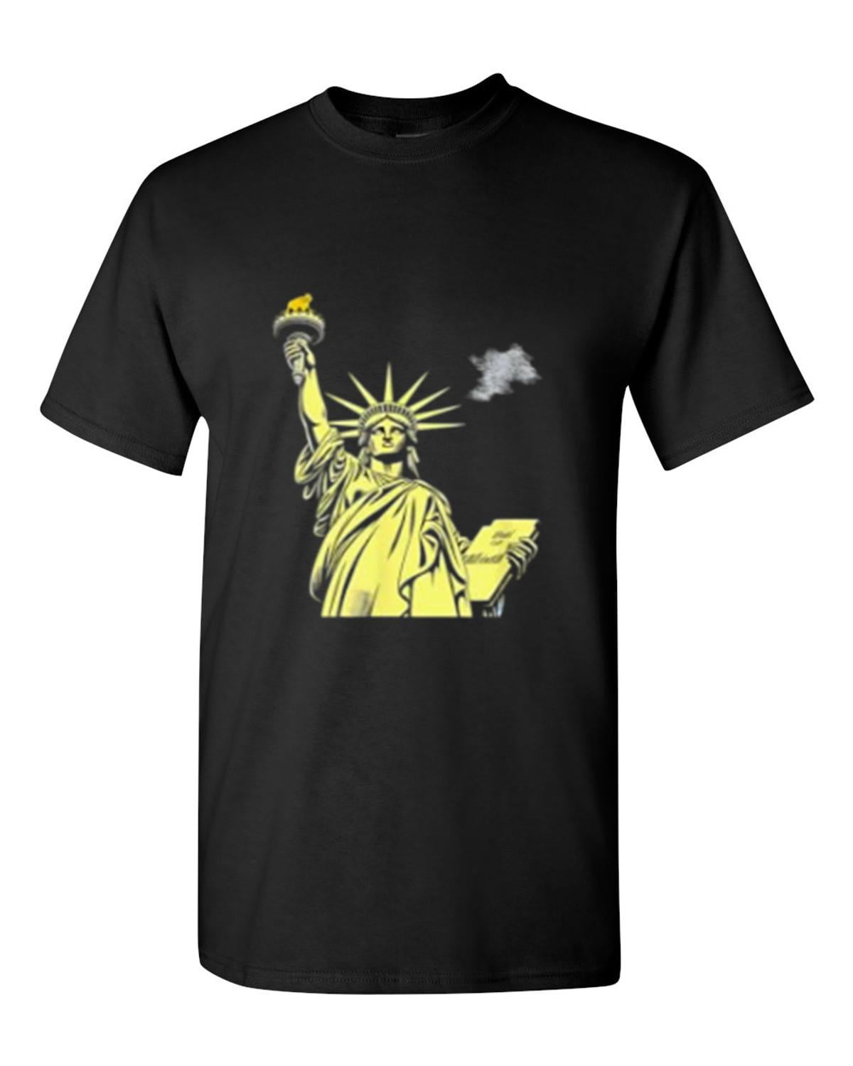 Statue Of Liberty Vintage Retro Bold Patriotic USA Freedom Graphic T ...