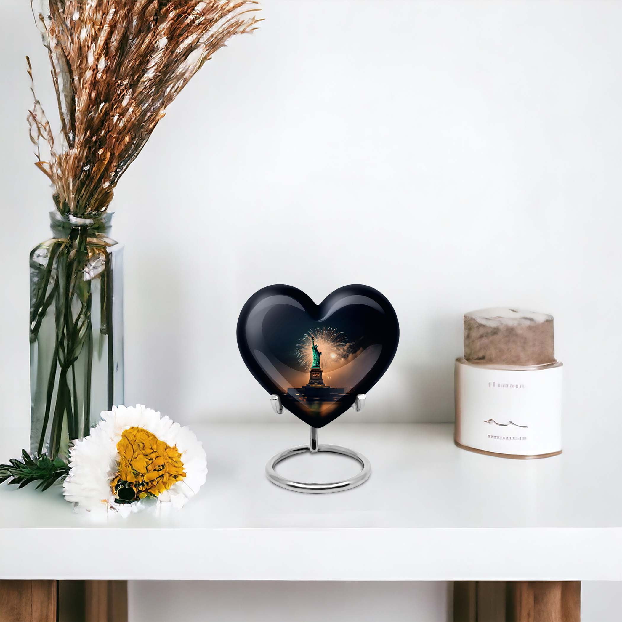 Statue Of Liberty With Fireworks Urn For Ashes For Women - Cremation ...