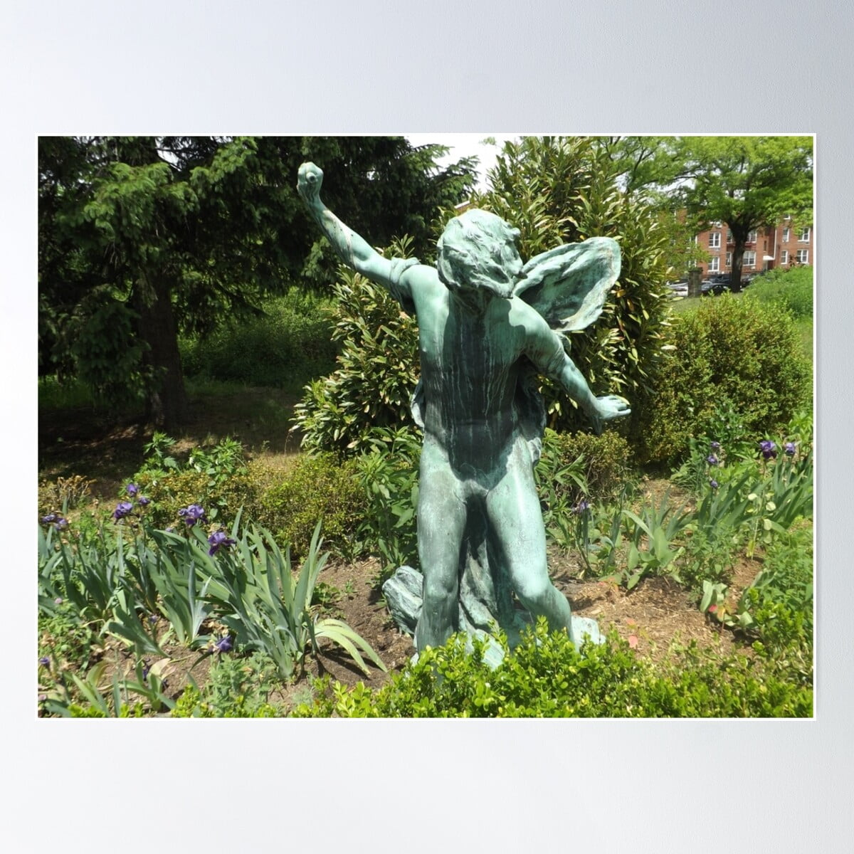 Statue, Queens Botanical Garden, Flushing, New York Poster Wall Art ...