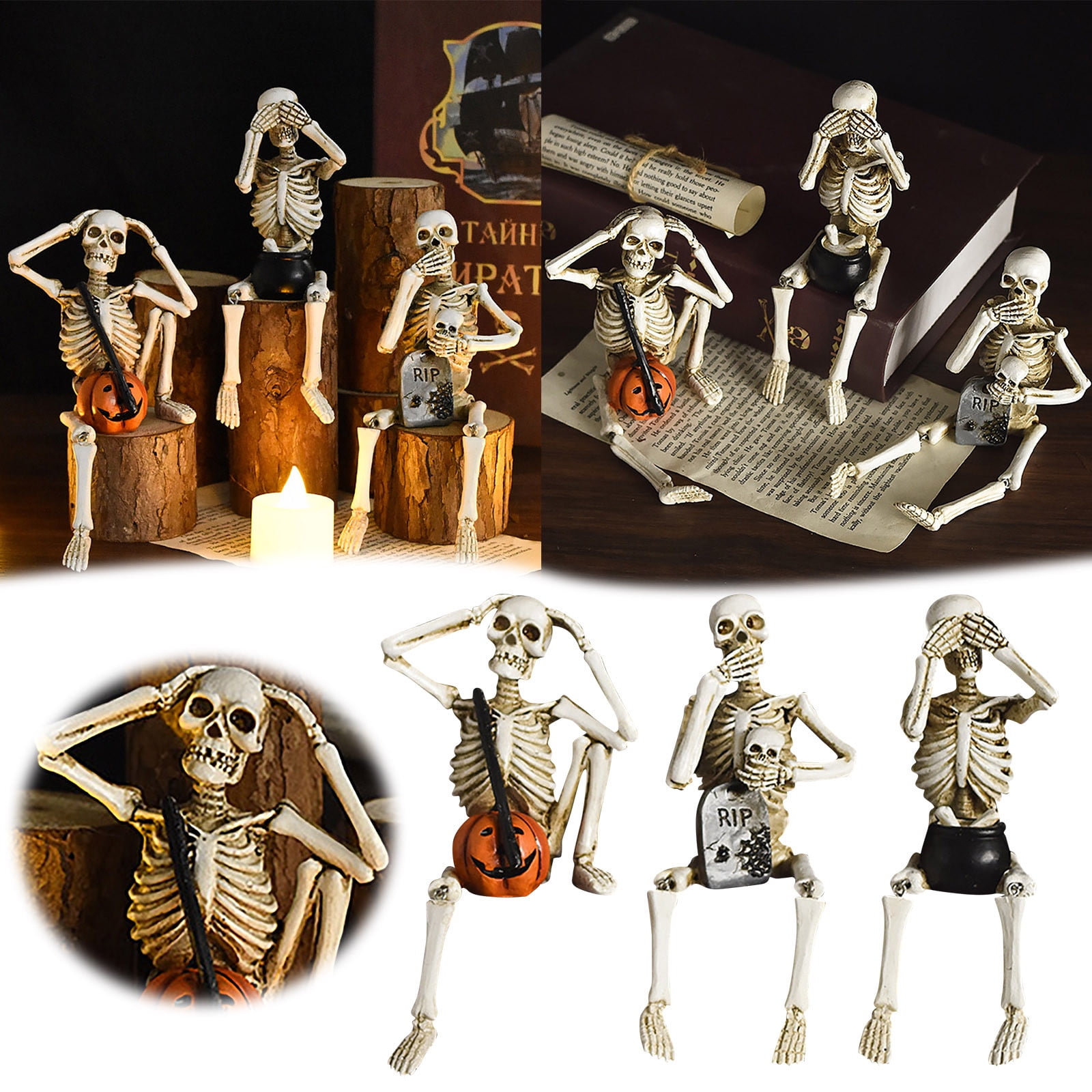 Statue: No No Skeleton Collection Small Statue Realistic Skeleton ...