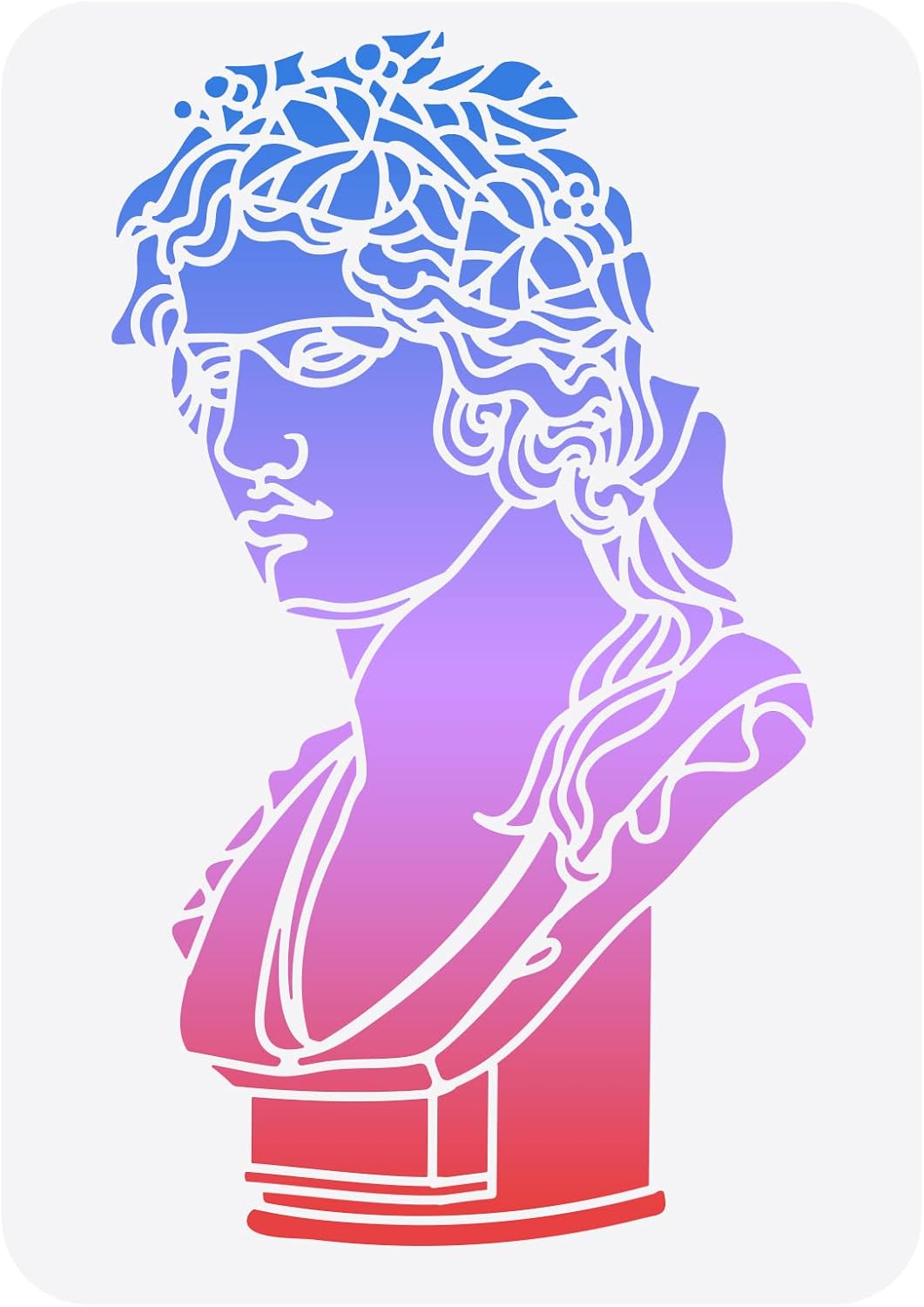 Statue Stencil for Painting 8.3x11.7inch Reusable David Statue Drawing ...