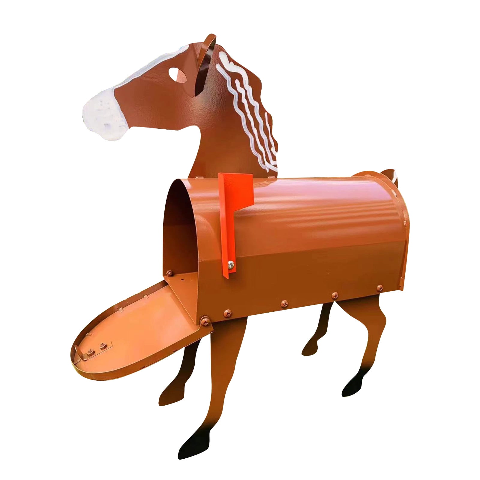 Statue Unique Horse Mailbox For Horse Enthusiasts Cute Animal Mailbox ...