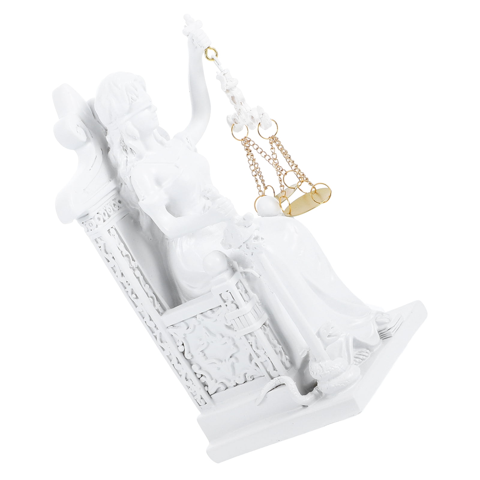 Statue for Law Office Decor Desk Ornament Goddess of Justice Sculpture ...
