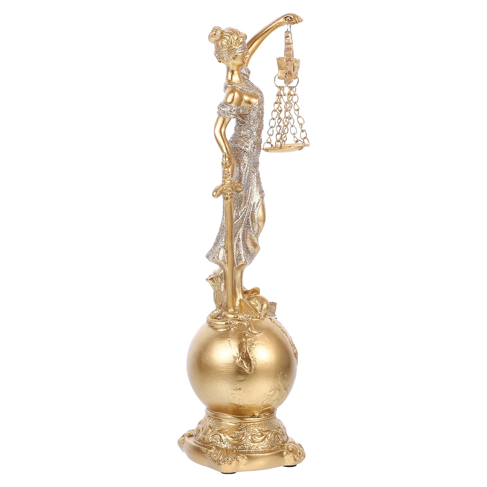 Statue for Law Office Decor Desk Ornament Goddess of Justice Sculpture ...