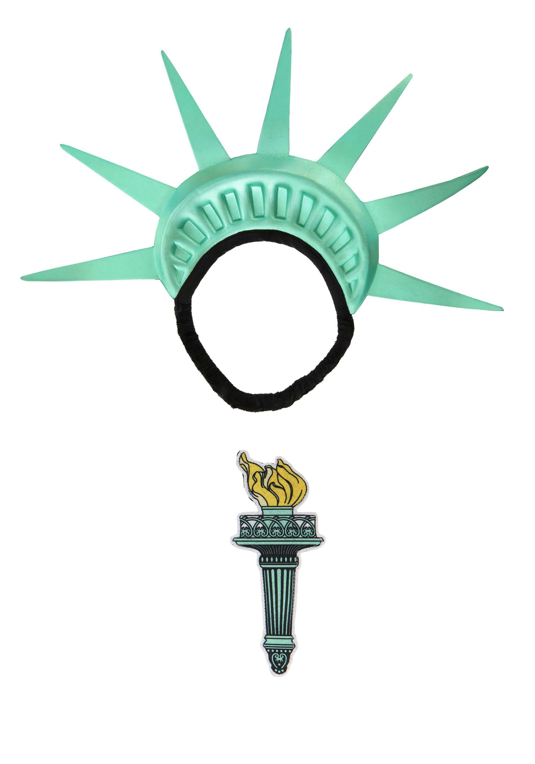 Halloween Adult Statue of Liberty Costume Kit with Crown and Torch ...