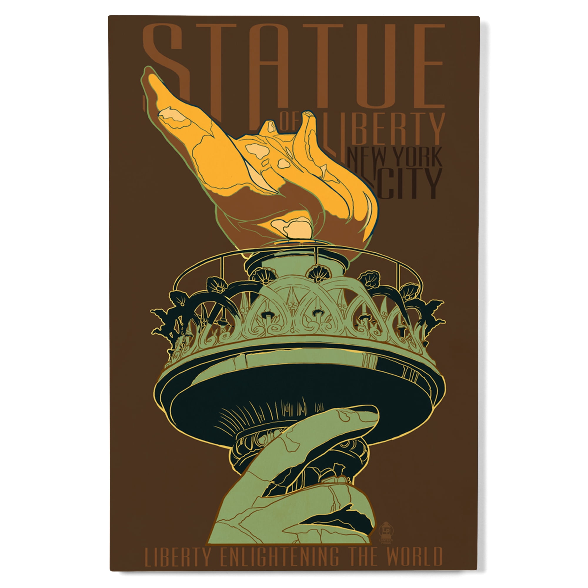 Statue of Liberty National Monument, New York City, NY, Torch Birch ...