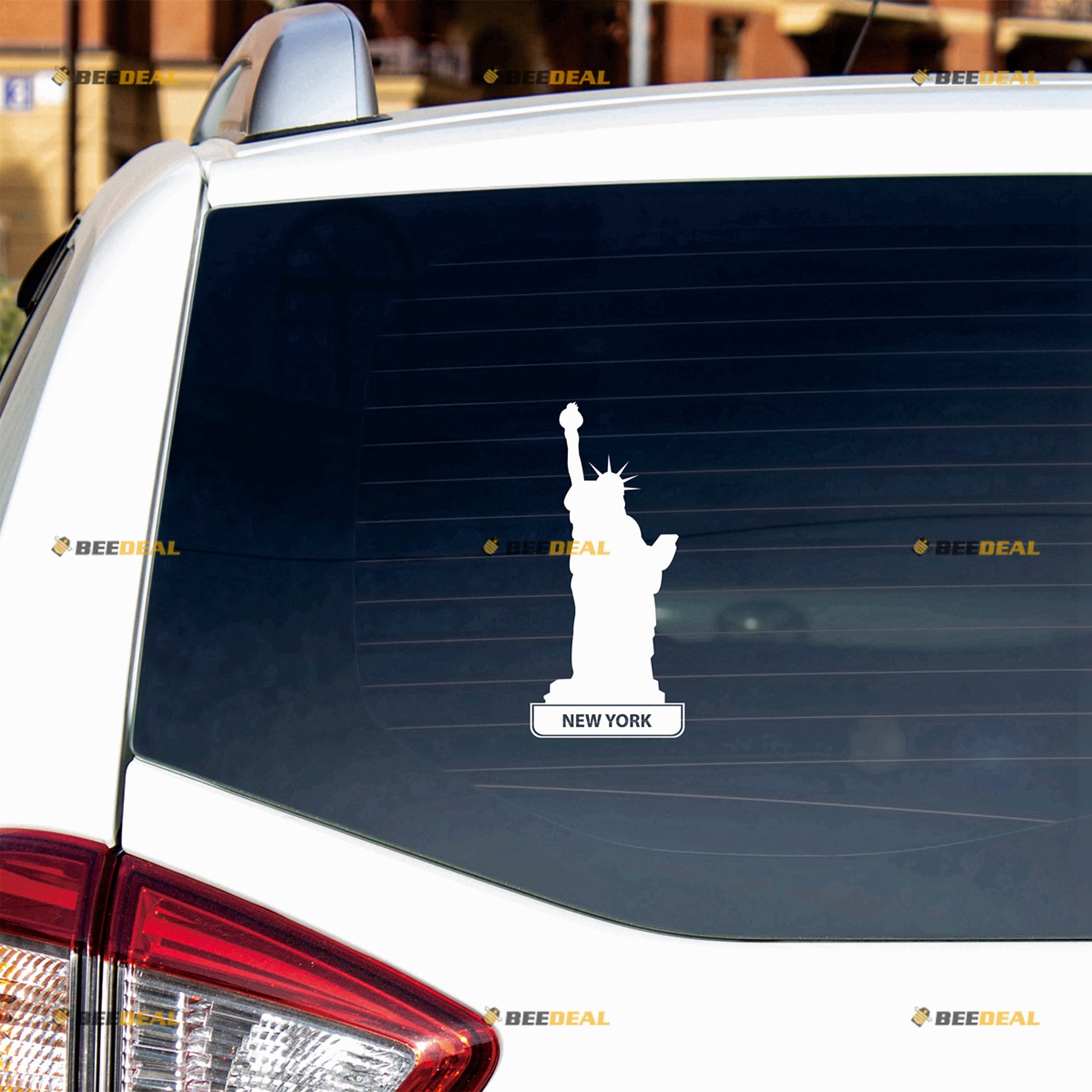 Statue of Liberty New York US American Sticker Decal Vinyl - 2 Pack ...