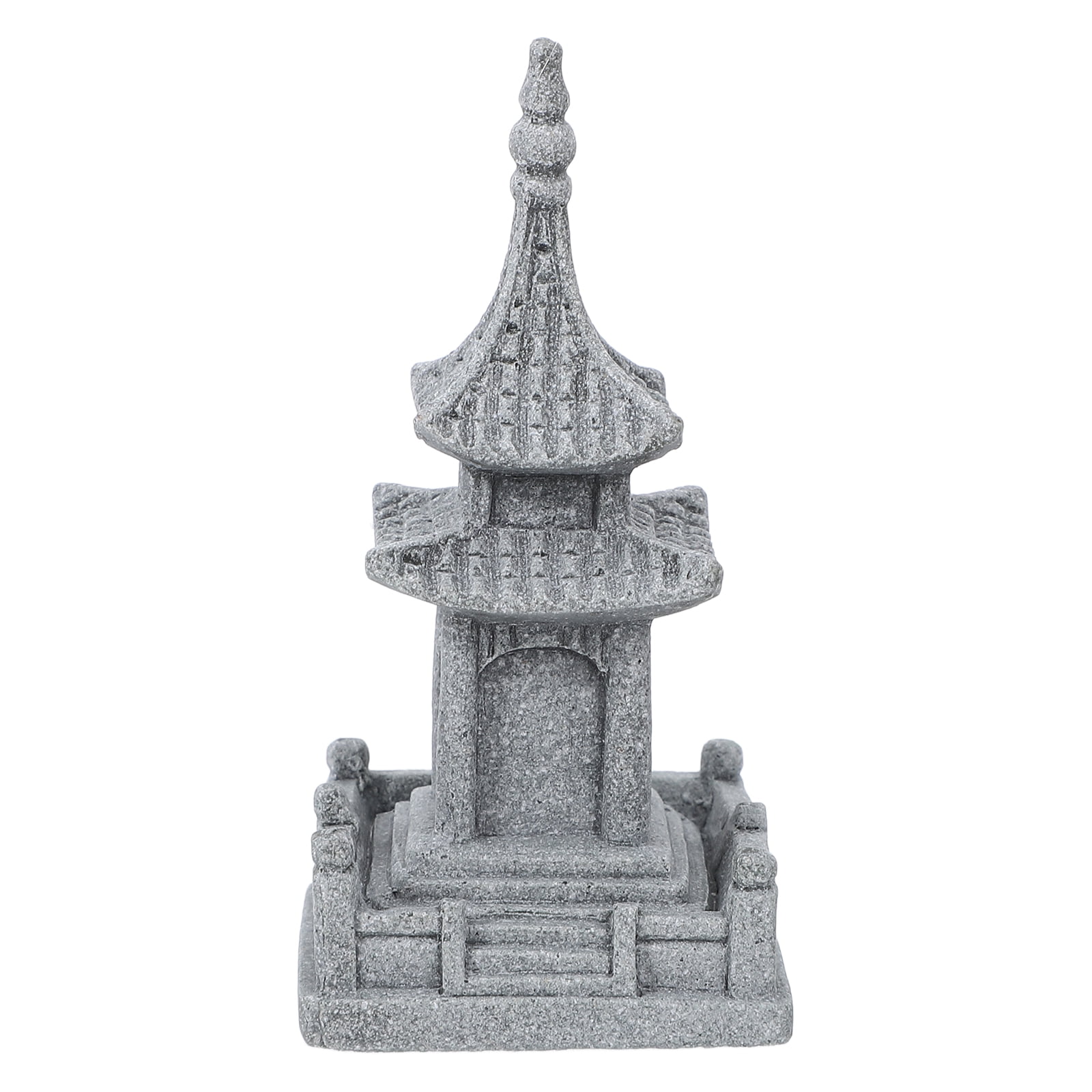 Grey Celestite Powder Pagoda Statue for Decoration with High Realism ...