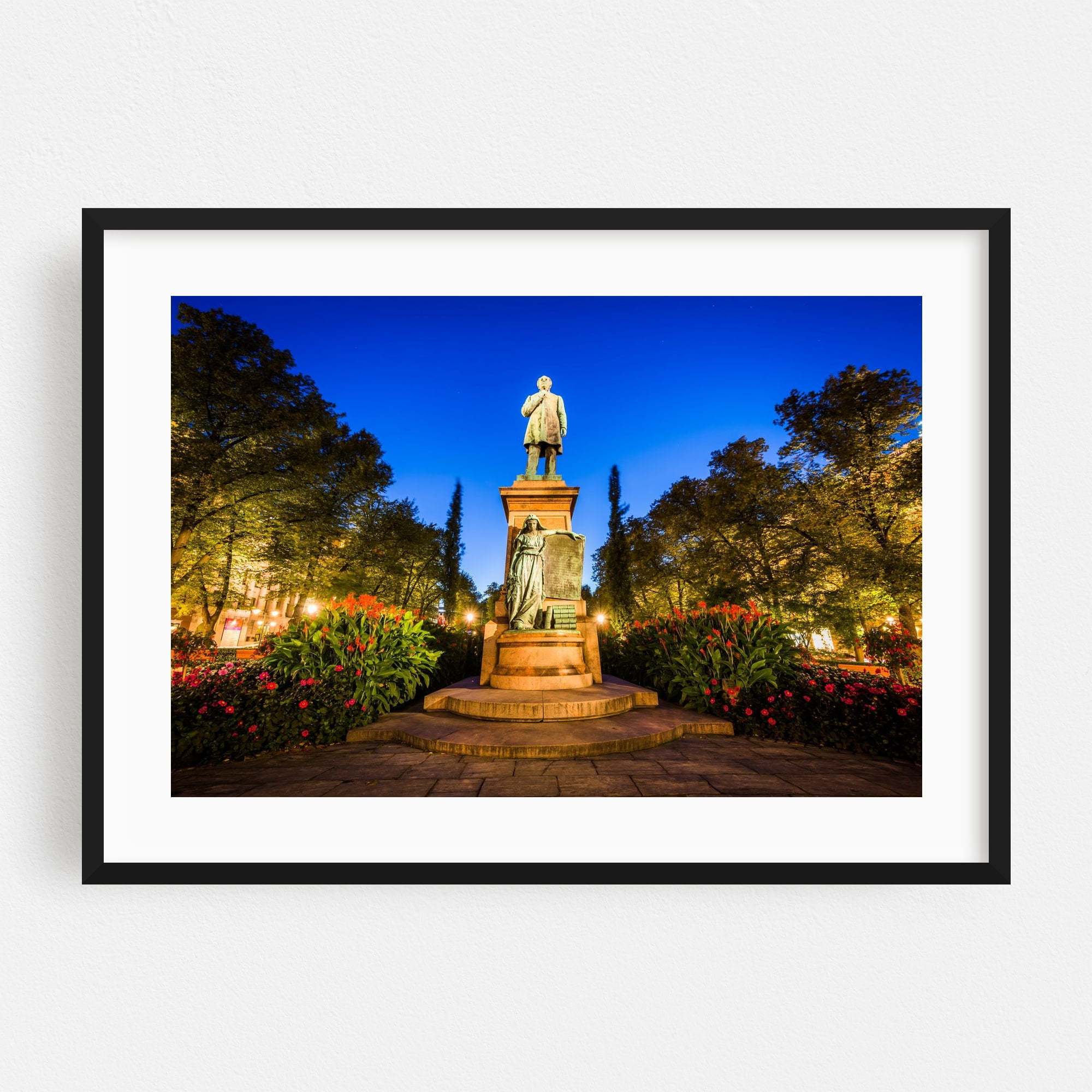 Statue of Runeberg at Esplanadi Park - Helsinki Finland Photography ...