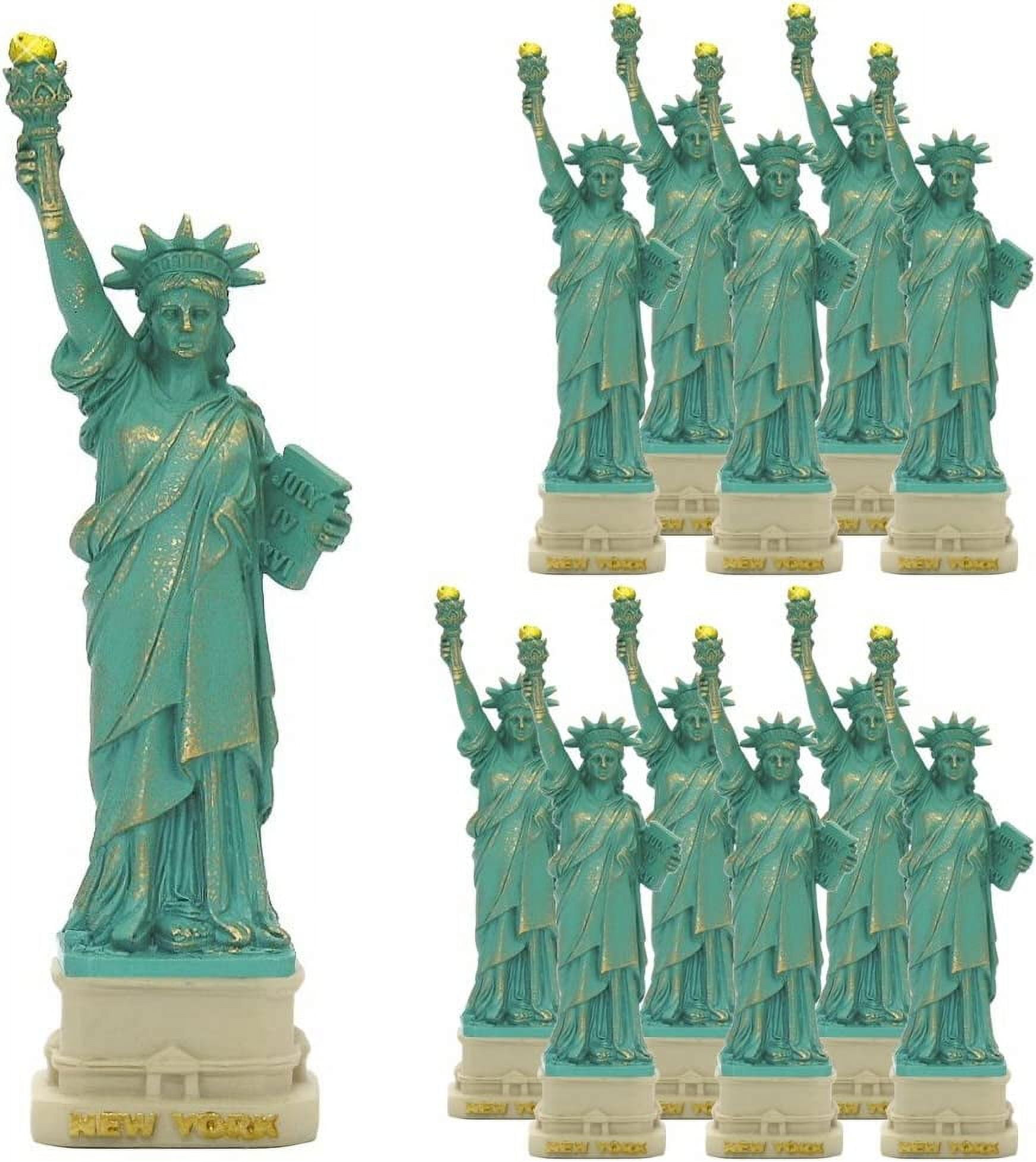 Statue of Statues [4 Inch] (12 Pack) New York City Party Supplies, Gifts with Copper Tint ...
