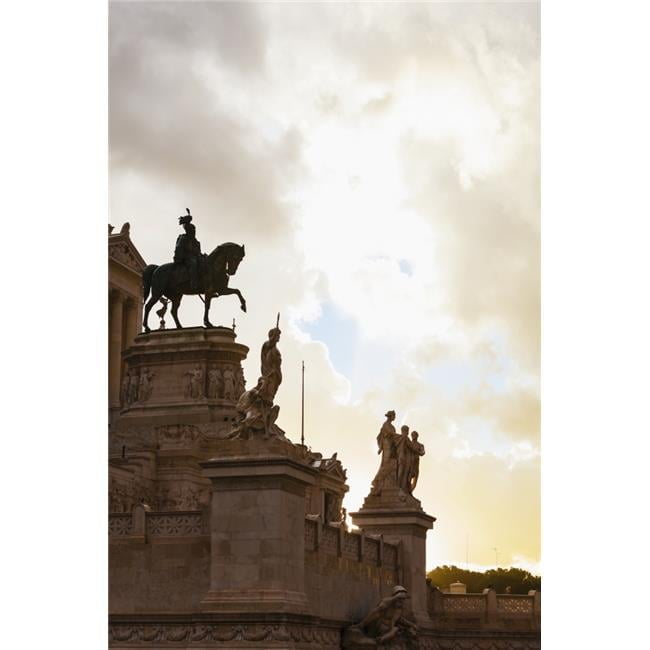 Statue of Victor Emmanuel - Rome Italy Poster Print by Reynold Mainse ...