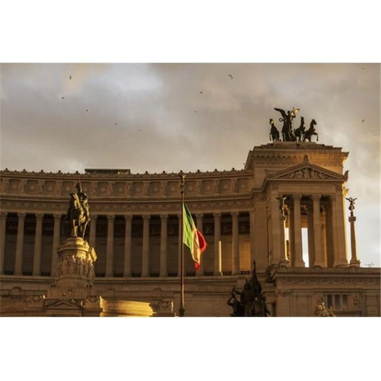 Statue of Victor Emmanuel - Rome Italy Poster Print by Reynold Mainse ...