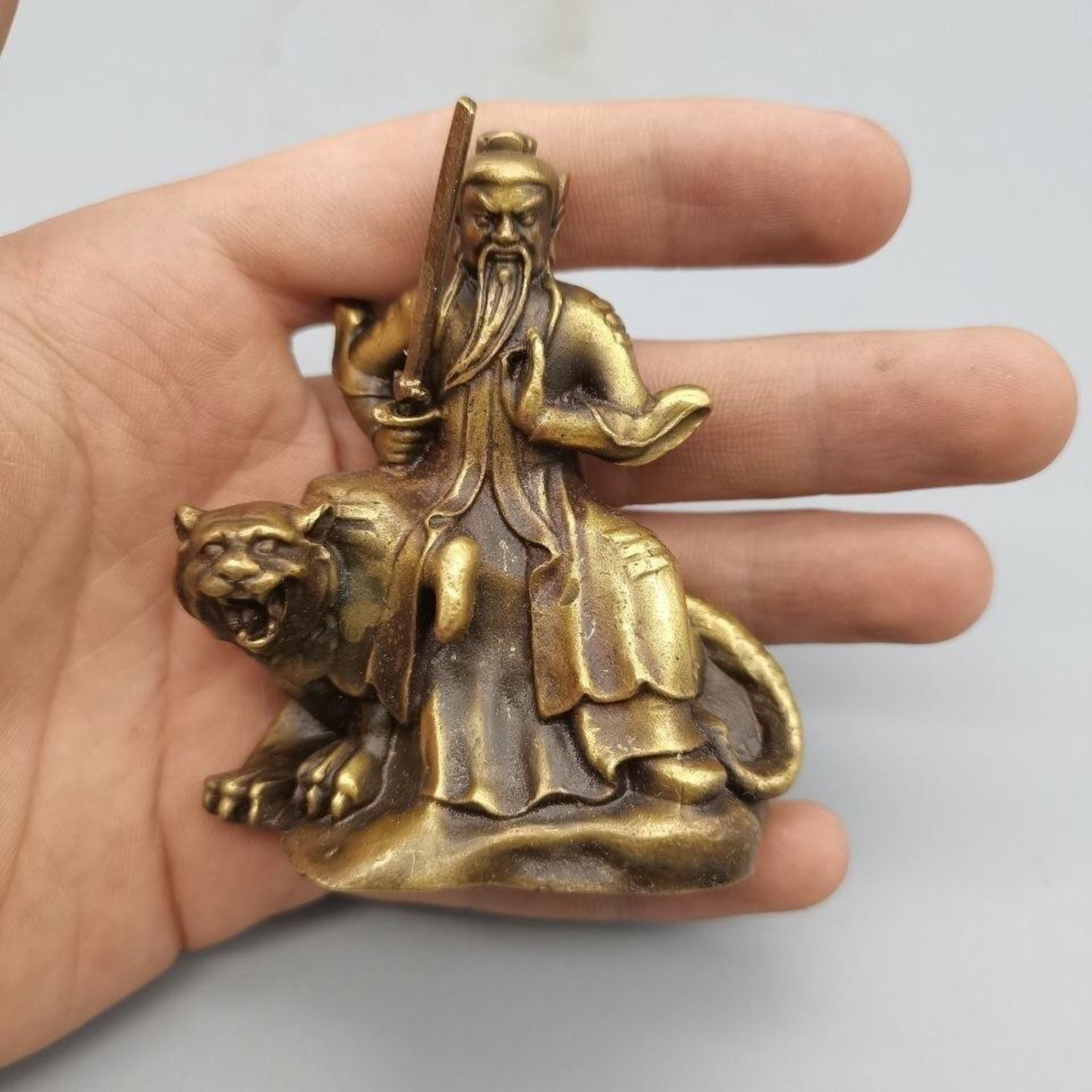 Statue of Zhao Gongming God of Wealth Zhenwu Emperor Ornament Riding ...
