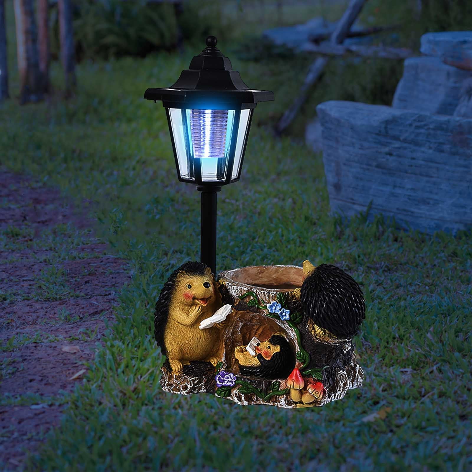 Statues, Solar Sculptures & Statues Outdoor with Solar Lights and ...