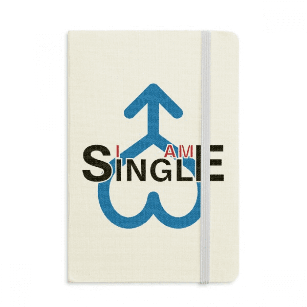 Status Single Man Art Deco Fashion Notebook Official Fabric Hard Cover ...