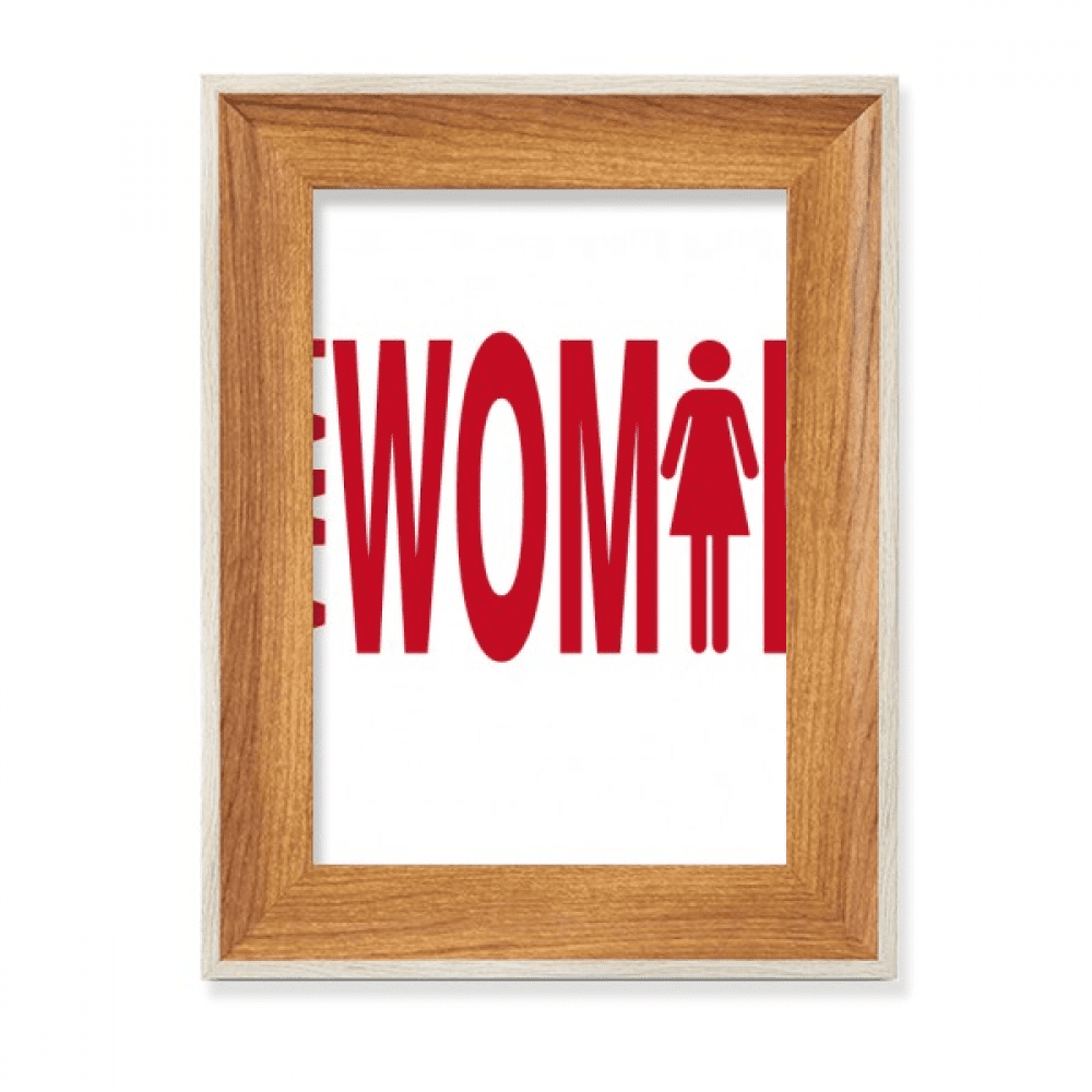 Status Status Status Women Gender Desktop Wooden Photo Frame Display ...