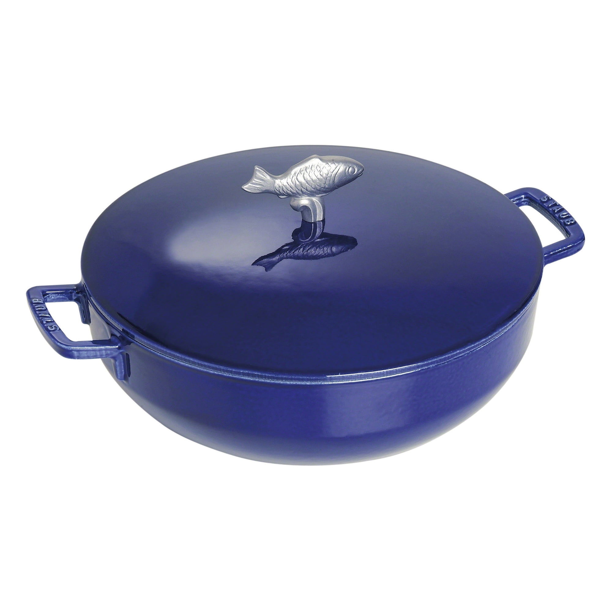 Staub Cast Iron 5-qt Bouillabaisse Pot - Dark Blue - Walmart.com