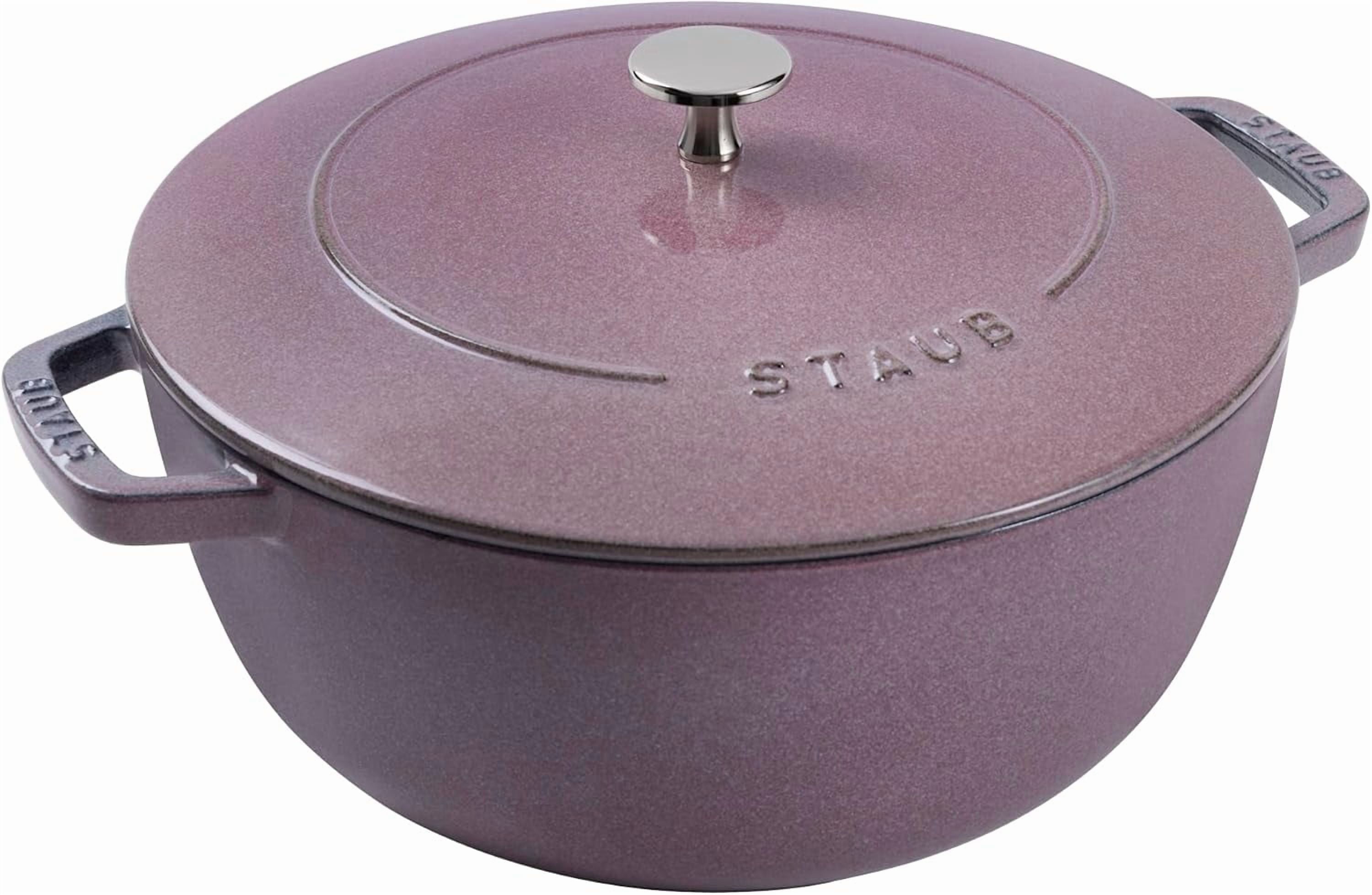 Staub Cast Iron Essential French Oven, Dutch Oven, 5-quart, serves 5-6 ...