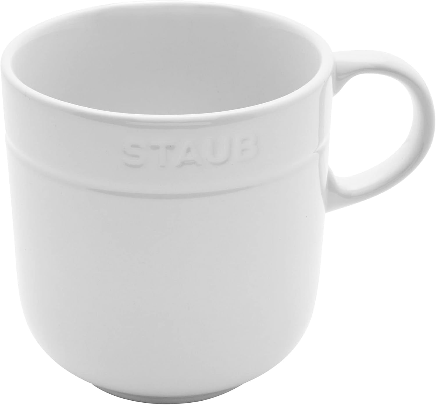 Staub Ceramic Dinnerware 4-pc 16 oz. Mug Set - White - Walmart.com